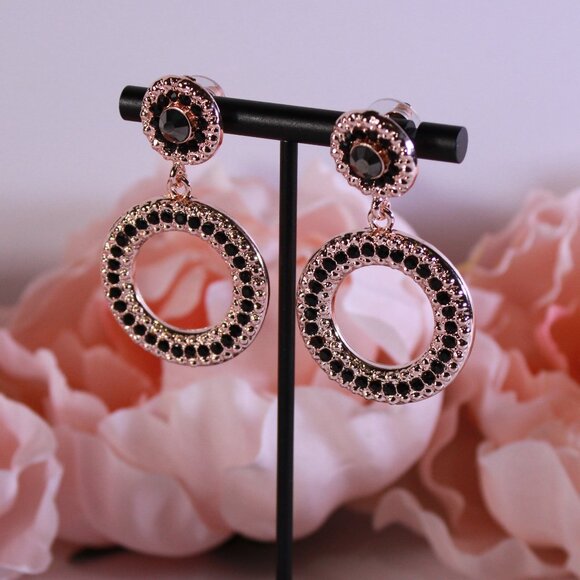 Charter Club | Jewelry | Nwt Charter Club Rose Gold Tone Earrings W ...